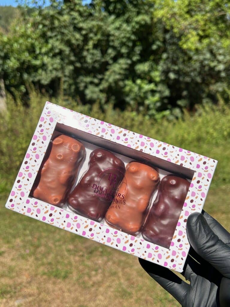 Coffret oursons de guimauve "maison" 8 pièces • Douceurs des Rohan